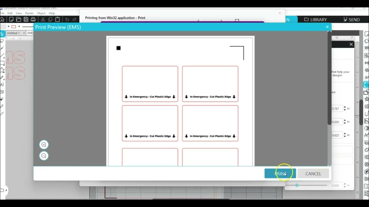 Silhouette Studio Bug - Printing Issue