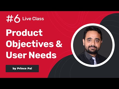 UI UX Training Online Live Class 6 (Virtual) The Strategy Plane Product Objectives and User Needs