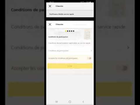 Bug postfinance android sur samsung s20