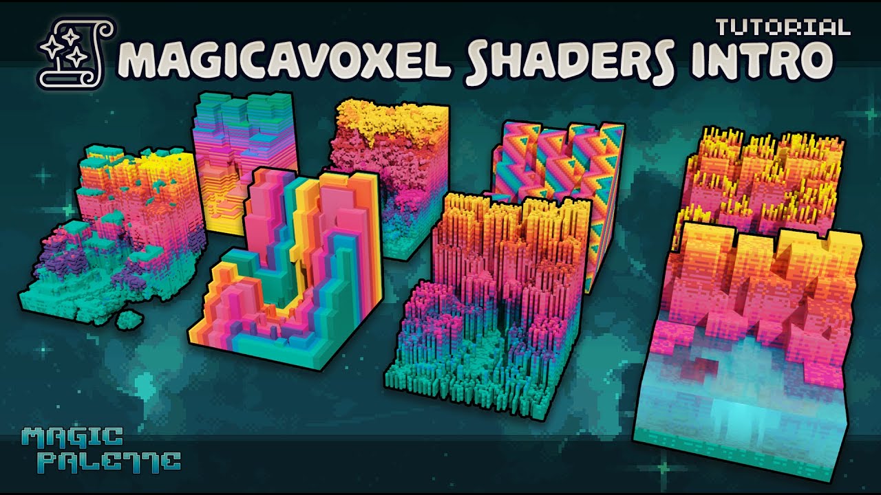 MagicaVoxel Shaders: Beginner's Guide | Magic Palette Tutorial
