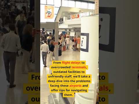 THE TOP 10 WORST AIRPORTS IN THE U.S. #shorts