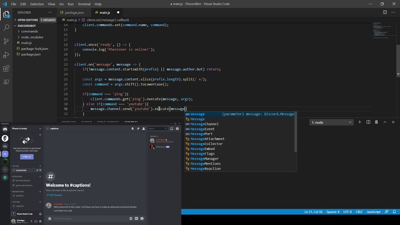 2021; Discord Bot Coding | Advanced Command Handler