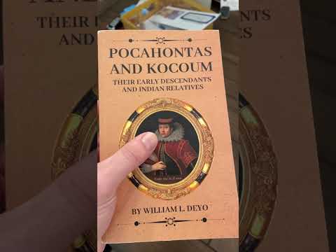William Deyos NEW BOOK (POCAHONTAS AND KA-OKER)