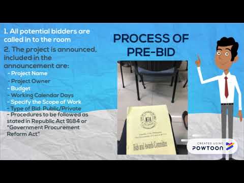 Opening of Bids and Pre-Bid Conference