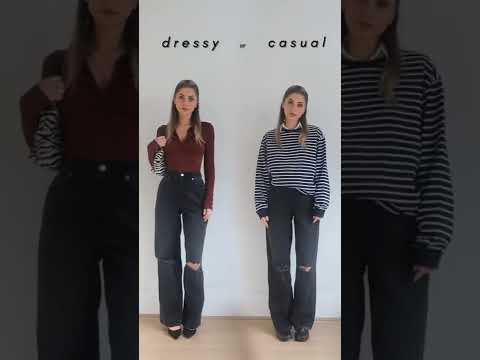 Dressy or casual....