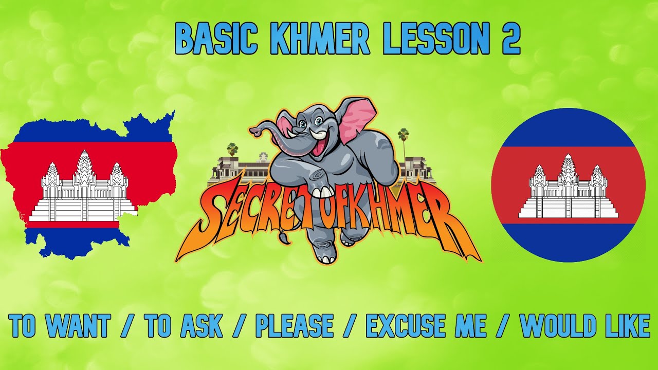BASIC KHMER LESSON 2