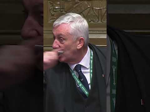 Angry Speaker asks Conservative MP to leave PMQs