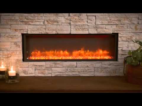 Gallery Collection Built In Linear Electric Fireplace - The Outdoor GreatRoom Company