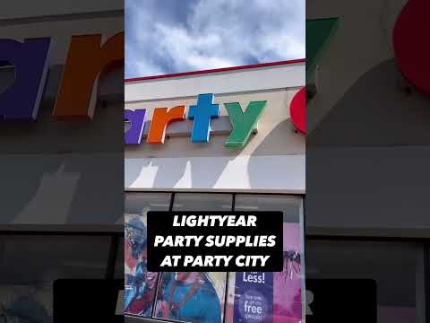 This is partying, with style ๐๐ฅ (Lightyear Party Supplies at Party City)