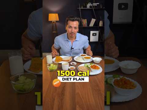 1500 calories weight loss diet plan for vegetarian and non-vegetarian 😊