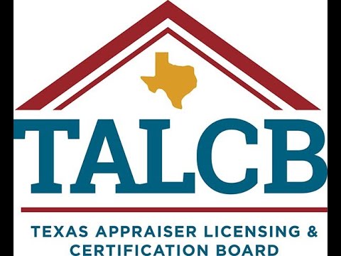 Texas Appraiser Licensing and Certification Board (TALCB) Meeting 05.15.2020