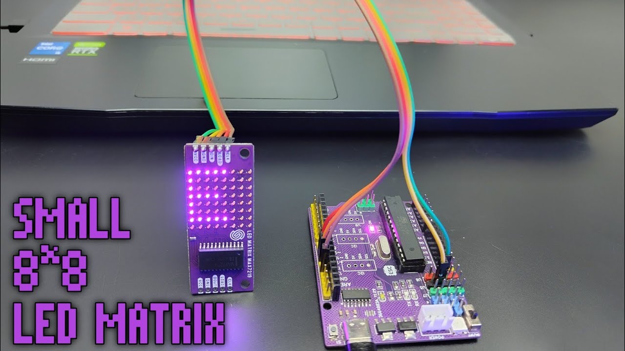 How to interface 8*8 LED matrix with Arduino | Soldered electronics