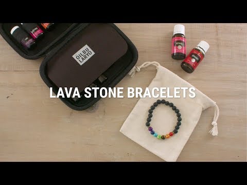 Lava Stone Bracelets + Essential Oils