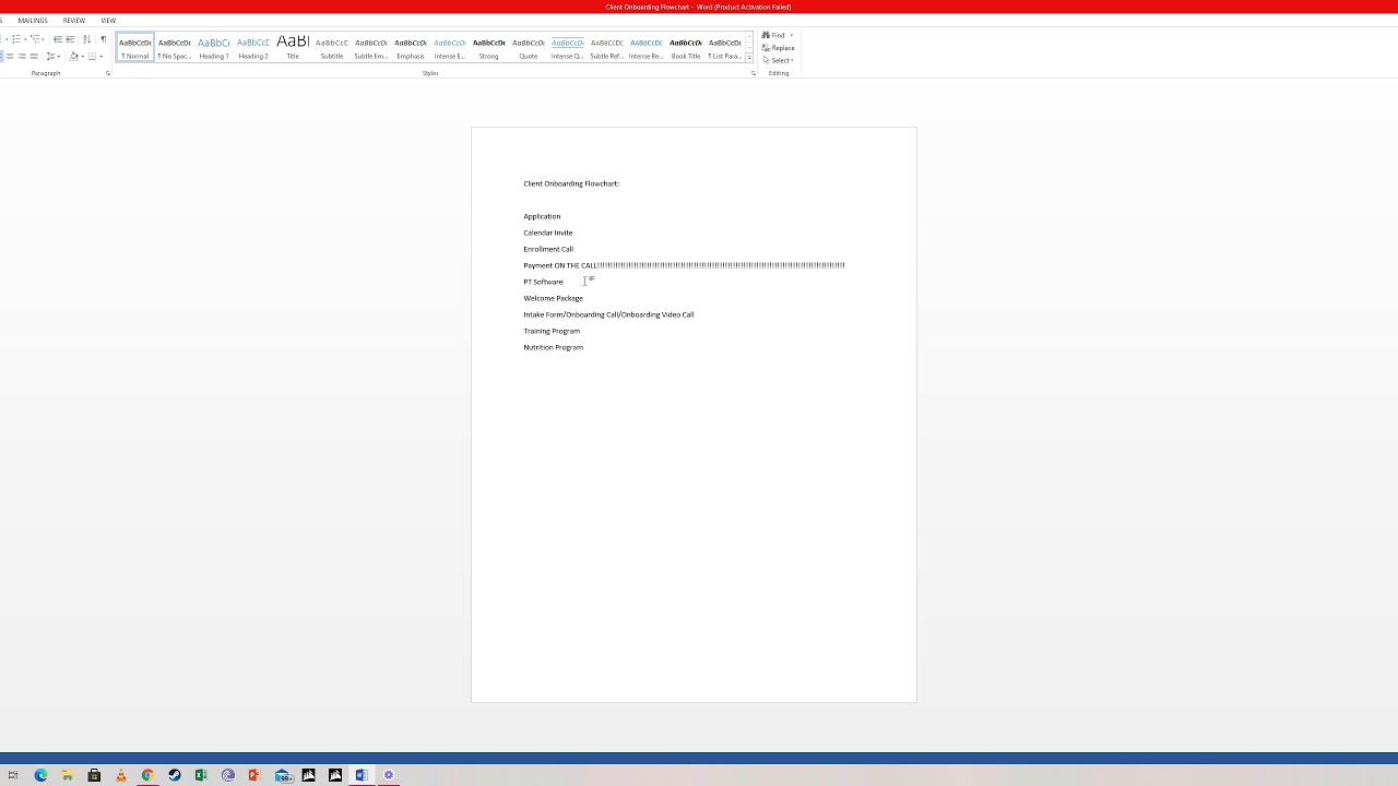 Module 2 Onboarding Flowchart