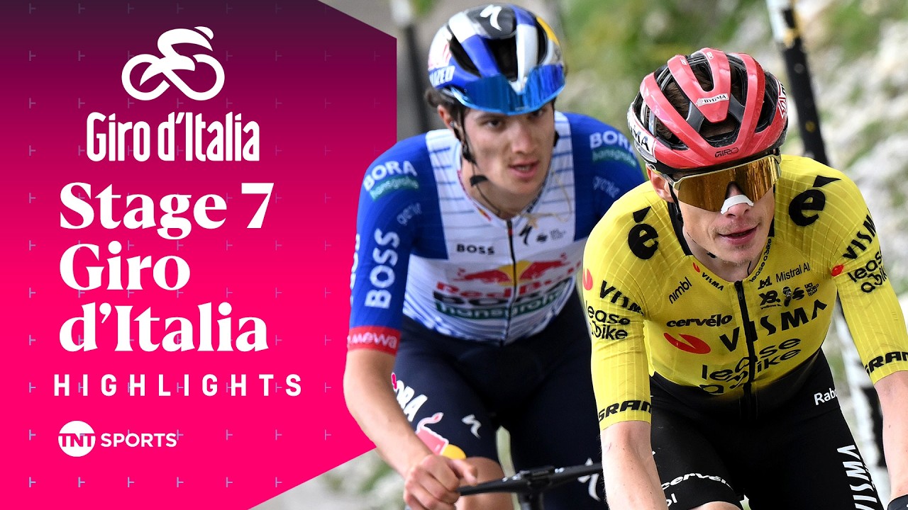 FIRST MAJOR SUMMIT FINISH 😅 | 2026 Men's Giro d'Italia Stage 7 Race Highlights | TNT Sports Cycling