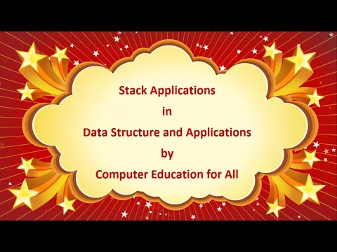 Application of Stack in Data Structure and Algorithms Computer Education for All