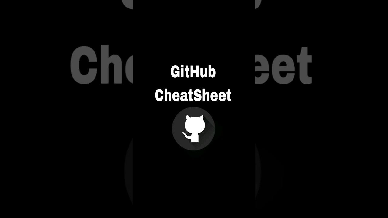 GitHub CheatSheet #shortvideo#shortviral#trending#githubpages#github#githubcheatsheet#cheatsheet