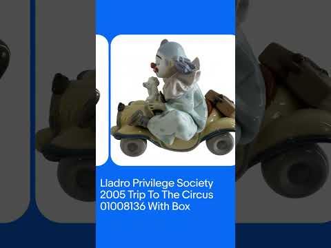 Lladro Privilege Society 2005 "Trip To The Circus" 01008136 With Box