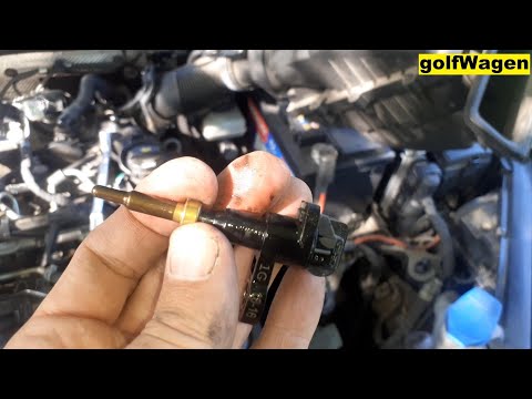 VW Golf 7 coolant temperature sensor replacement
