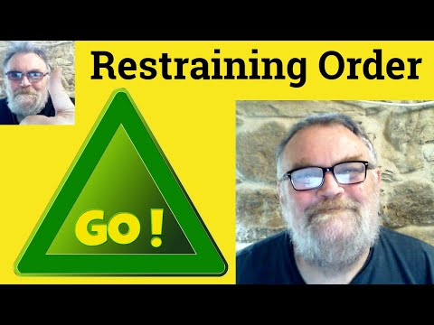 😎 Restraining Order Meaning - Restraining Order Defined - Restraining Order Definition