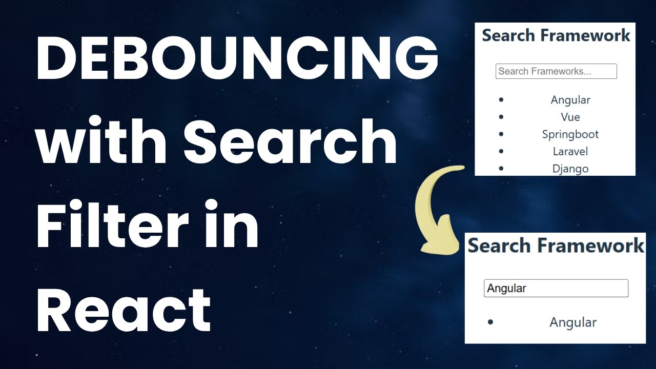 React Debouncing Explained with Live Search Filter #react #codinginterviewprep