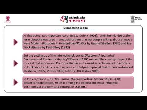 EMERGENCE AND EVOLUTION OF THE FIELD OF DIASPORA STUDIES