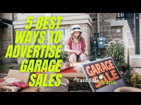 5 Best Ways To Advertise Garage Sales | Yard Sale Search