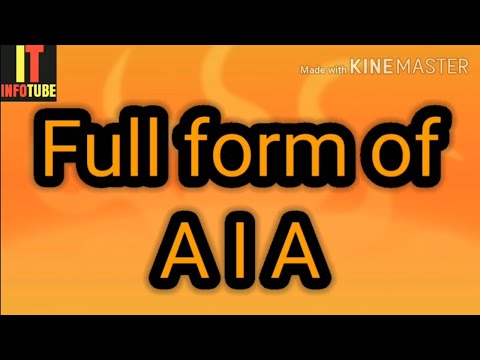 Full form of AIA | what is AIA