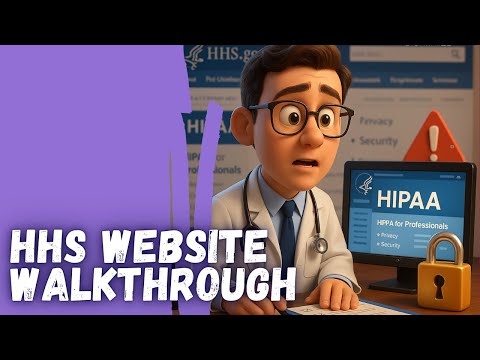 HIPAA Review using HHS Website