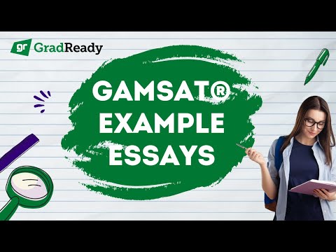 GAMSAT Example Essays