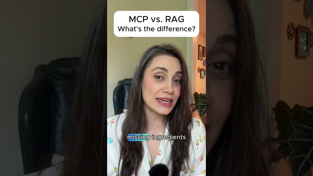 MCP vs RAG Explained in 60 Seconds (With a Dinner Analogy 🍝)