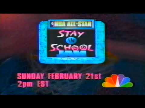 1993. NBA stay in school jam promo