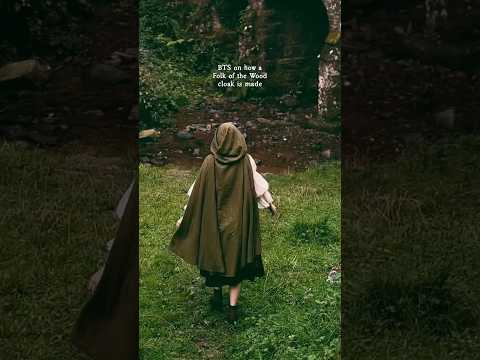 making a medieval fantasy inspired cloak for renfaires 🏰 #smallbusiness #cloak