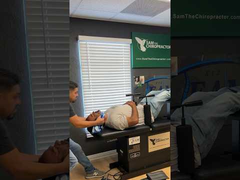 Los Angeles Construction Worker’s Ring Dinger® For Low Back Pain 👊🏻 #chiropractor #ringdinger