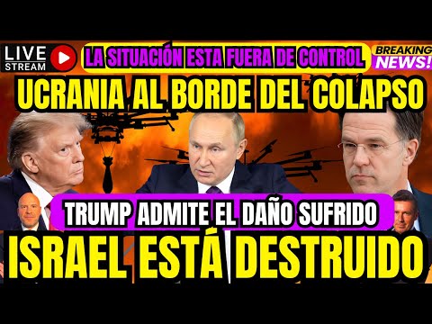 DIRECTO. ISRAEL DESTRUIDO POR IRAN. TRUMP HUMILLA A ZELENSKY. NETANYAHU ACORRALADO. RUSIA OTAN