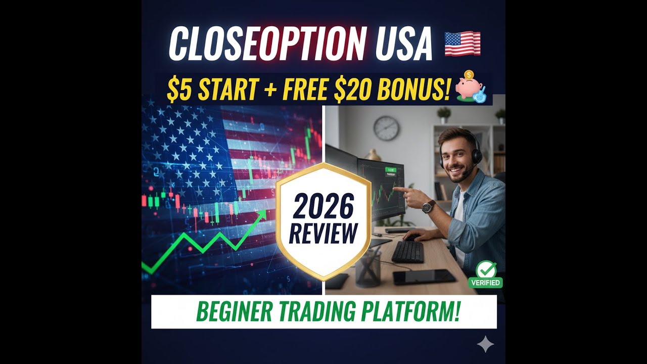 CLOSEOPTION BINARY OPTIONS BROKER REVIEW 2026 $5 Start FREE $20 Bonus! (Beginner Trading Platform!)
