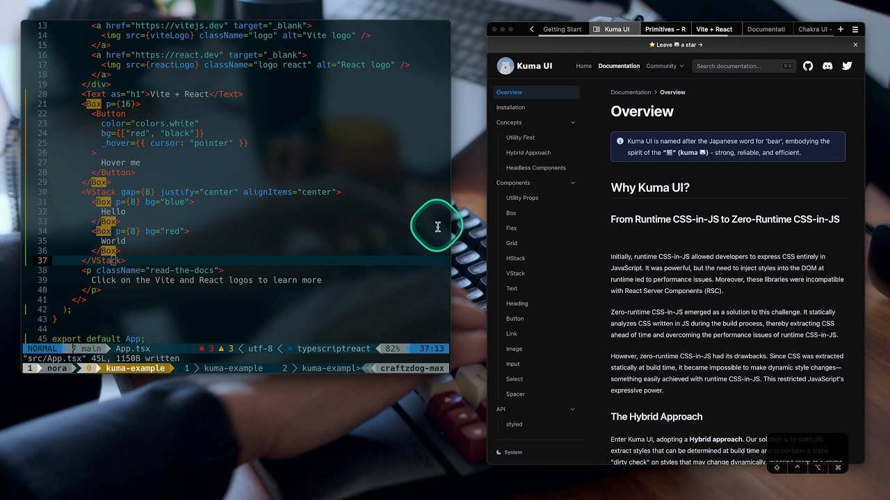 Kuma UI🐻 vs Panda CSS🐼 – Which is better? / CSS-in-JS with Zero runtime support frameworks
