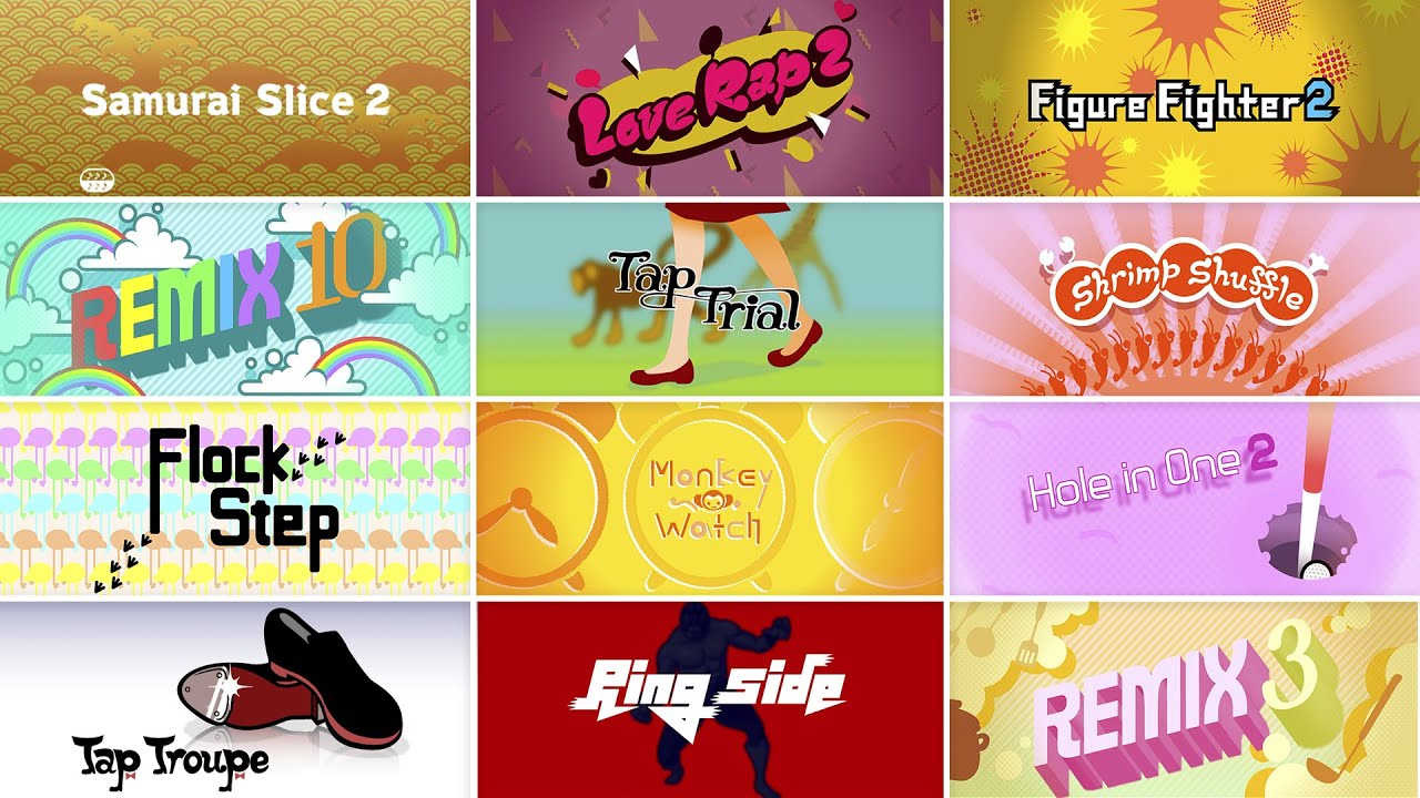 Rhythm Heaven Fever - All intros (Title Cards)
