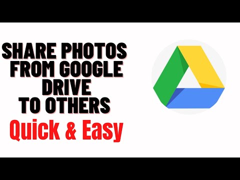 how to share photos from google drive to others