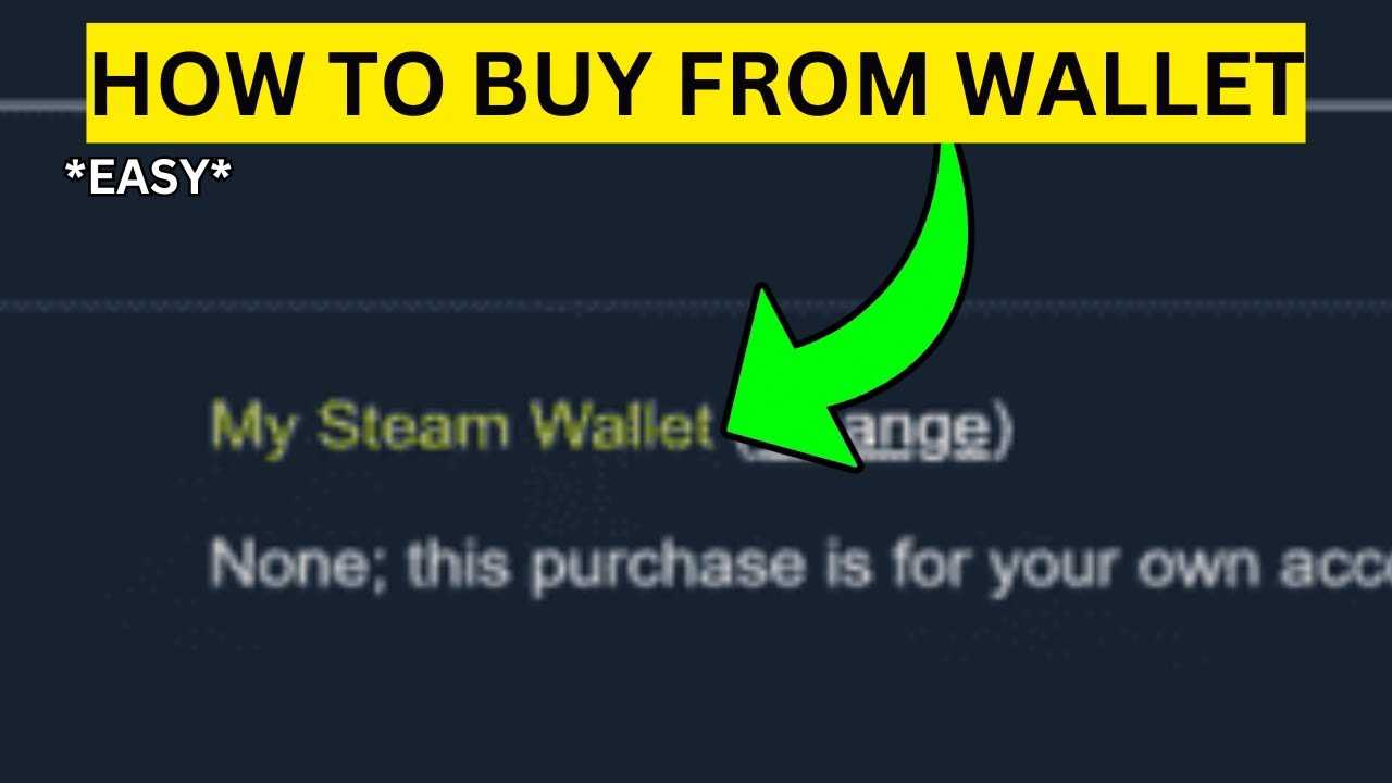 How To Buy Games With Steam Wallet on Steam(EASY)
