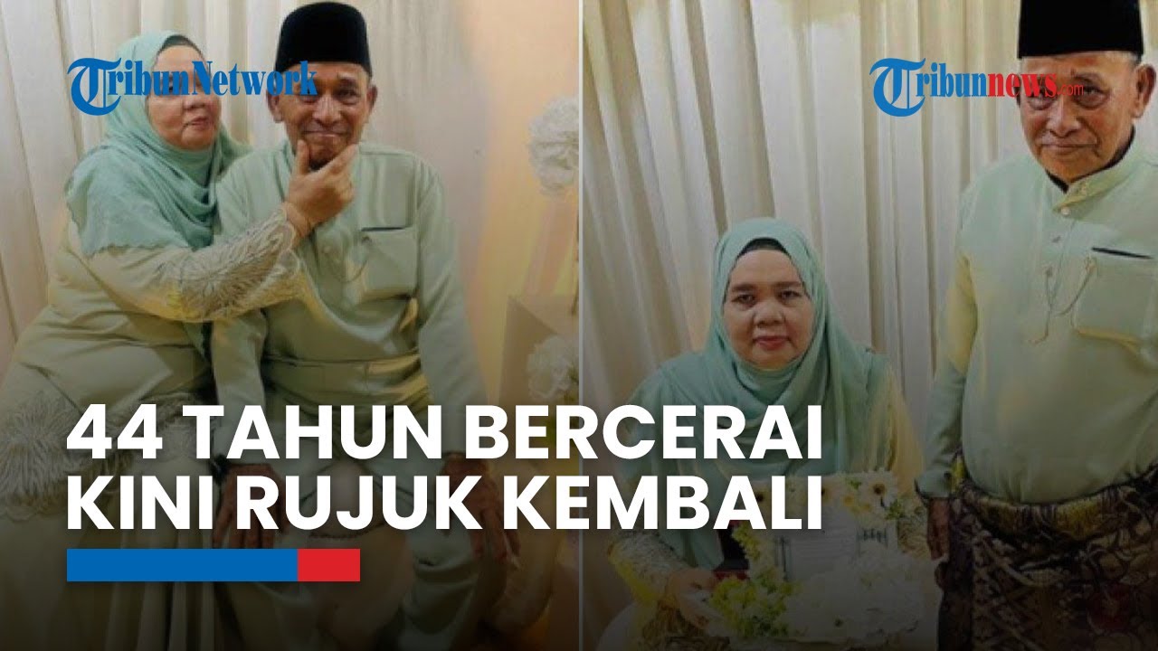 Viral Kisah Pria & Wanita Sudah Cerai 44 Tahun lalu Jatuh Cinta Lagi hingga Rujuk lalu Nikah Kembali