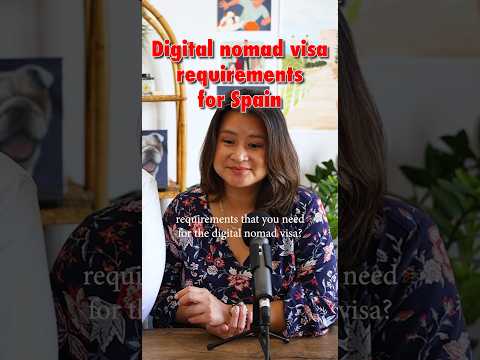 🇪🇸 DIGITAL VISA REQUIREMENTS FOR SPAIN❓ #digitalnomad #digitalnomadvisa #livinginspain