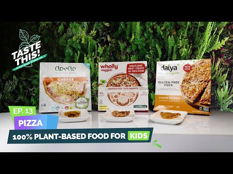 EP.13 - What's the best Vegan Pizza? These Kids Taste Test Daiya, Wholly Veggie & Clo Clos!