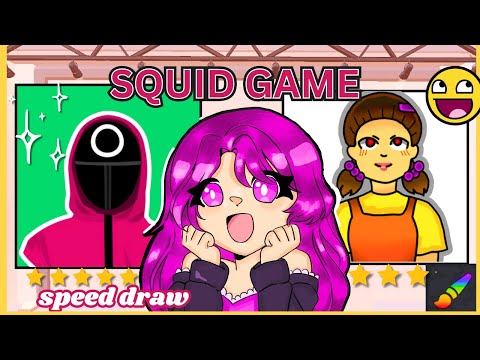 SPEED DRAW but every theme is SQUID GAME in ROBLOX