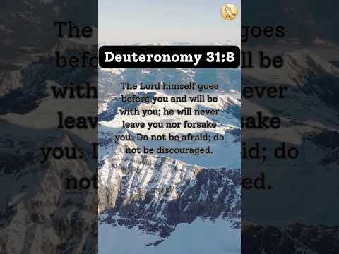 Bible Verse | Deuteronomy 31:8 #Prayer #Peace #bibleverse #love #christian #christianfaith #kind