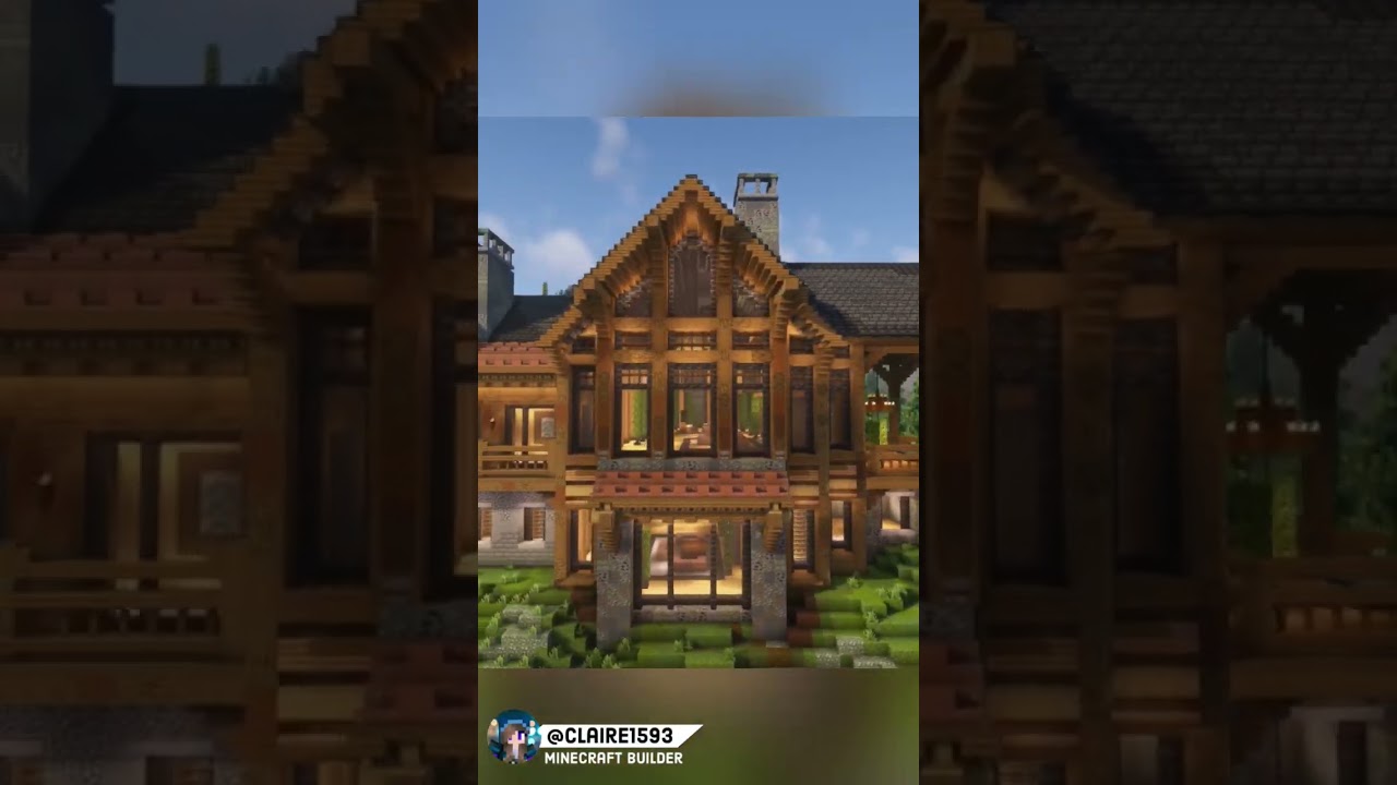 Minecraft Montana Log Cabin