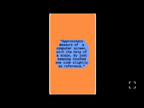 Measurement of any screen size using ruler as a reference || Chatgpt