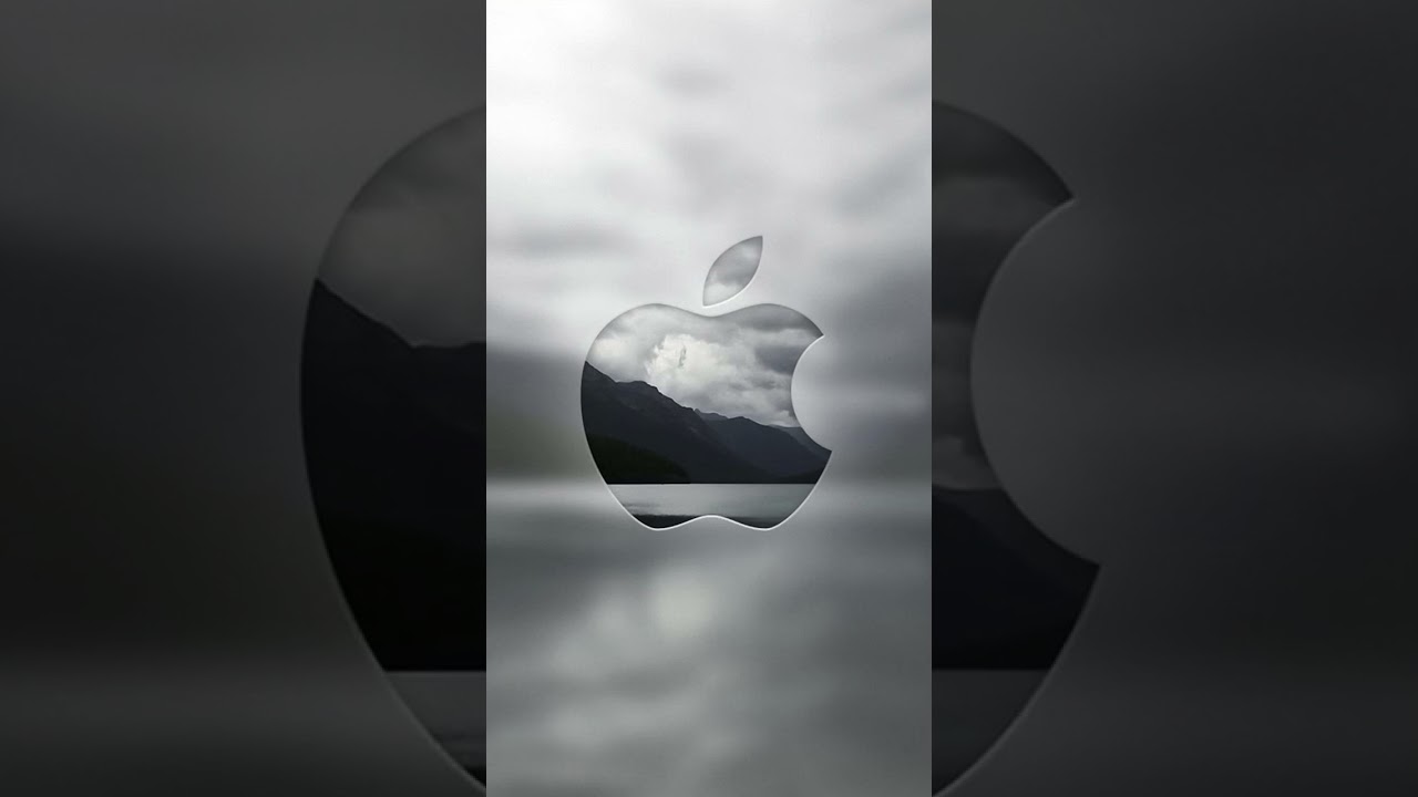 Apple IPhone 📲 Wallpaper On Screen Logo #Shorts