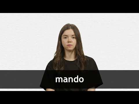 English Translation of “MANDO” | Collins Spanish-English Dictionary