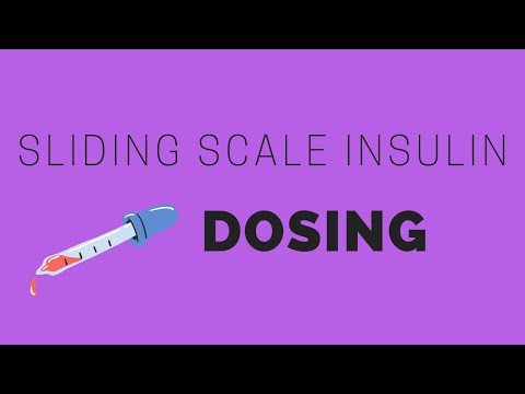 How to Dose Sliding Scale Insulin for Medstudents, Residents, and Nurses